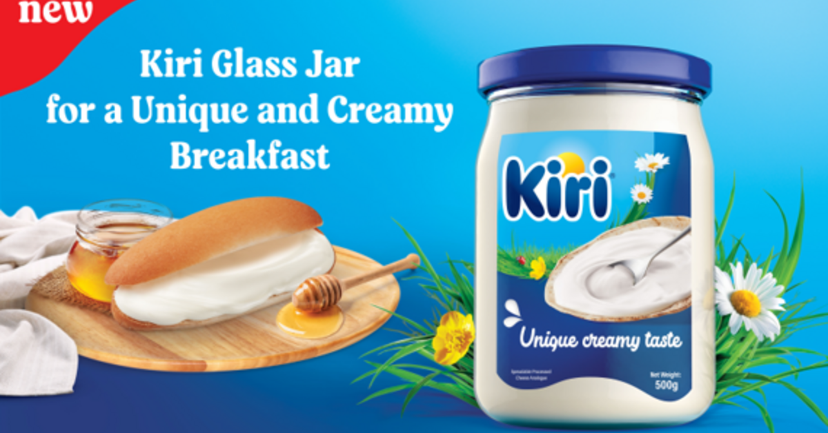 Discover the rich and creamy taste of Kiri in the new Kiri Glass Jars ...