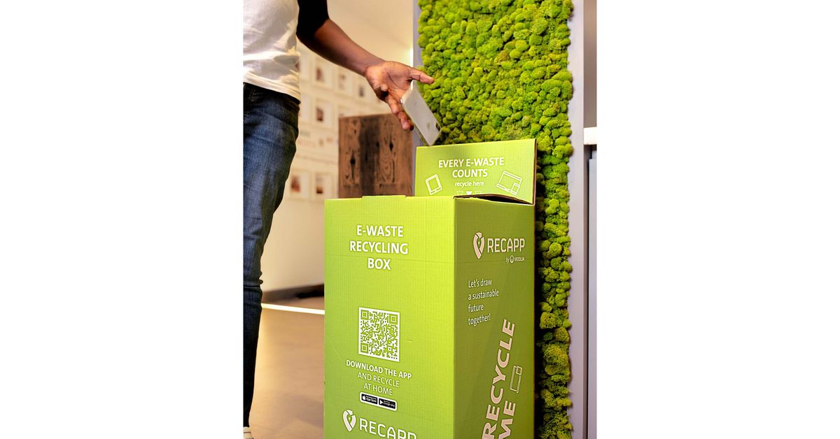 Start your recycling journey with RECAPP by Veolia, Winner of the CCI ...