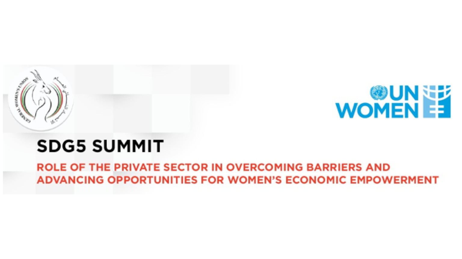 SDG5 Summit | CCI FRANCE EMIRATS ARABES UNIS