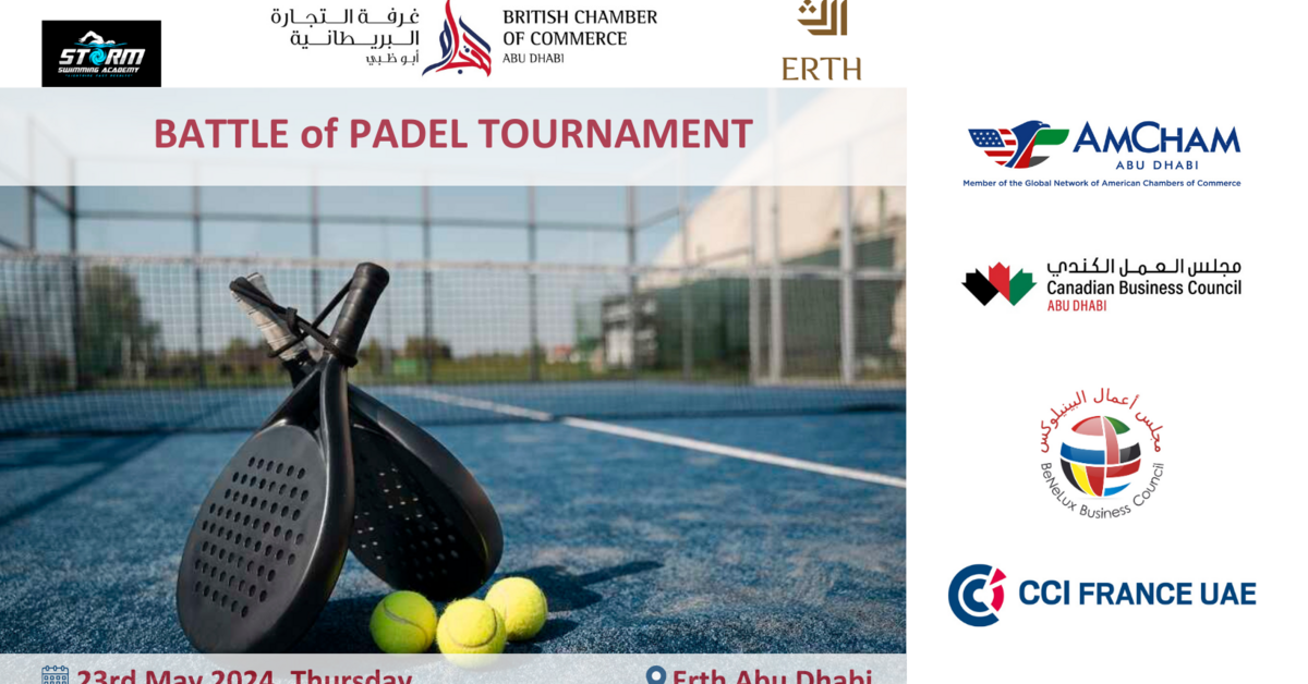 Battle of Padel Tournament | CCI FRANCE EMIRATS ARABES UNIS